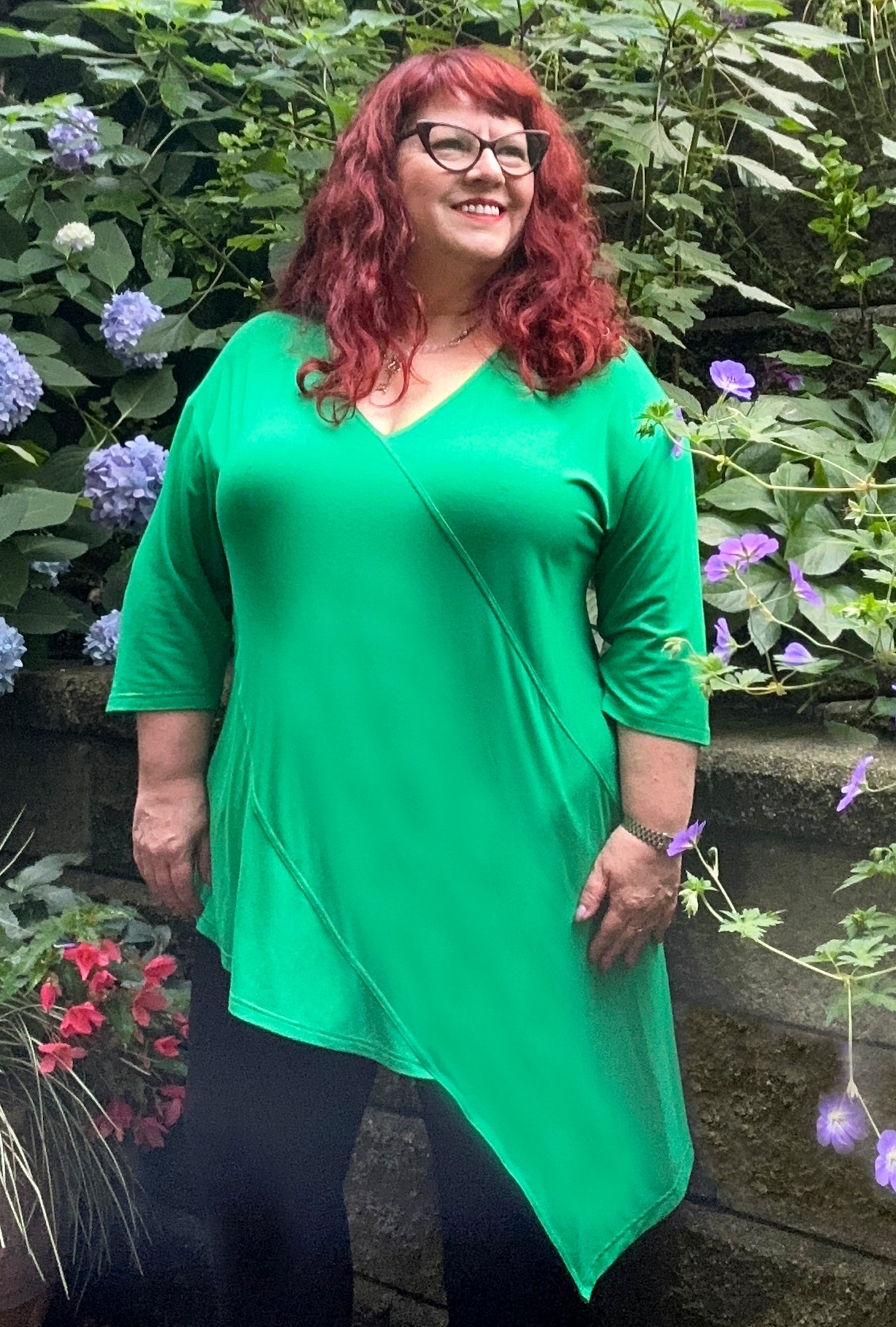 Direct Tunic - Emerald Bamboo – Diane Kennedy